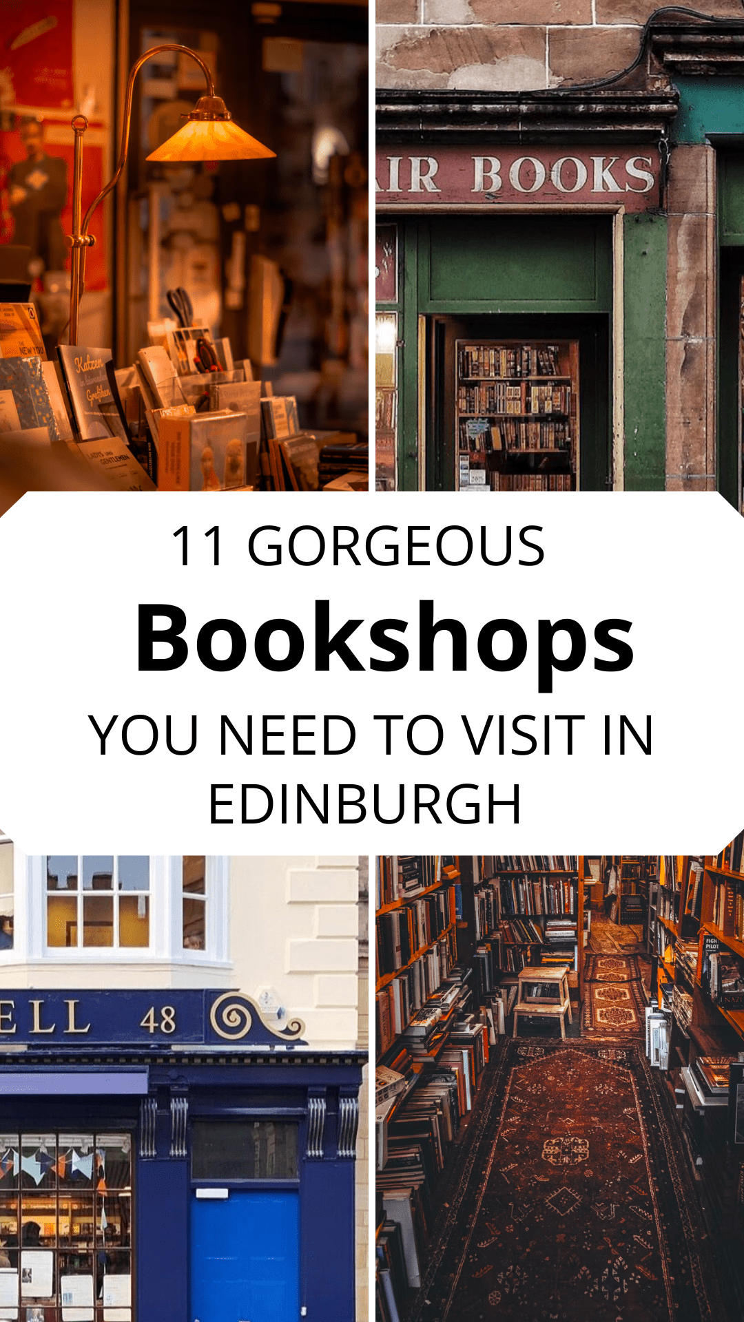 12 Gorgeous Bookshops in Edinburgh You NEED to Visit - Voyaging Herbivore
